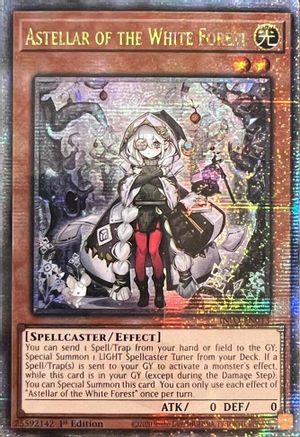 Astellar of the White Forest (Quarter Century Secret Rare) - INFO-EN01 – Hobbiesville