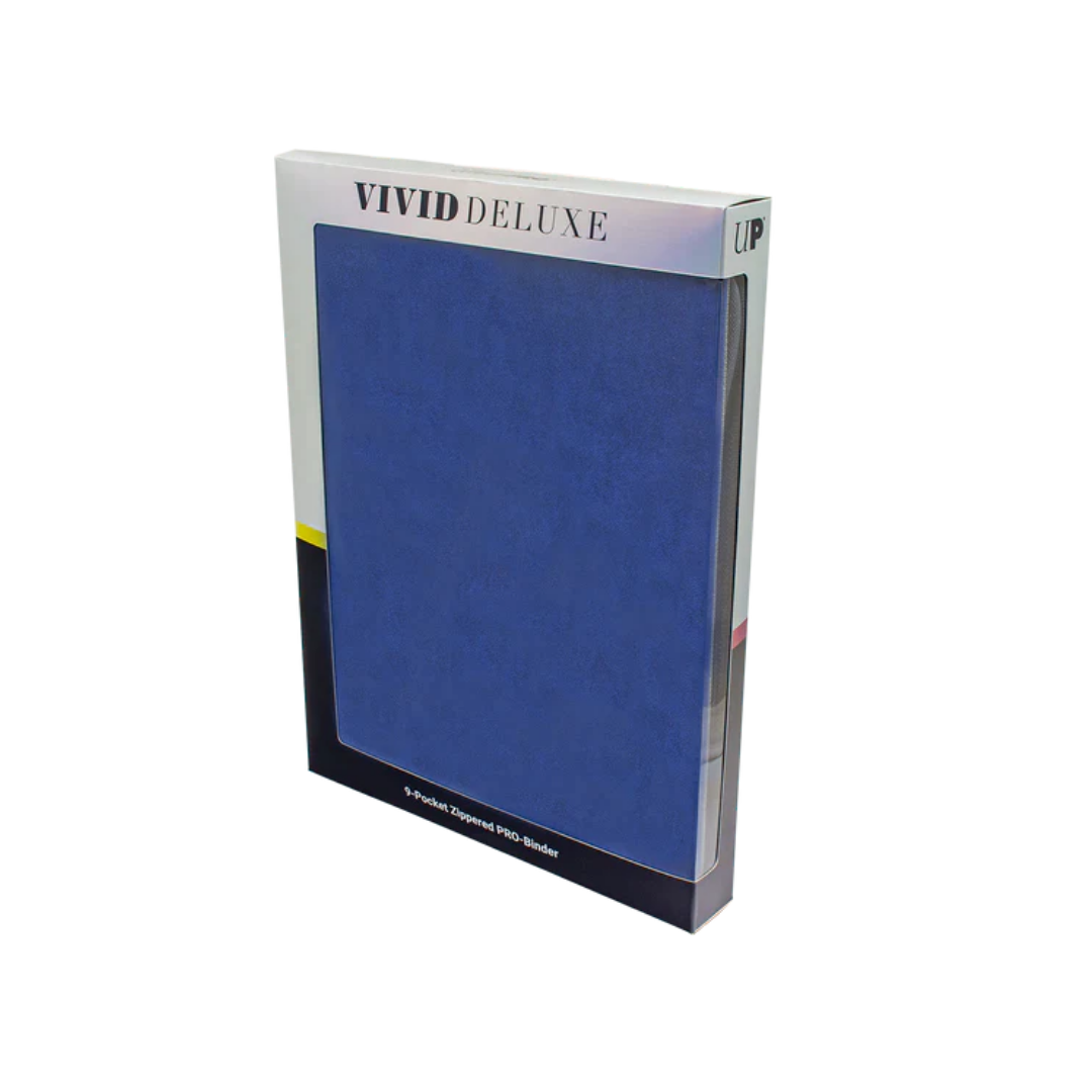 Ultra PRO: Vivid Deluxe 9-Pocket Zippered PRO-Binder (Blue) – Hobbiesville
