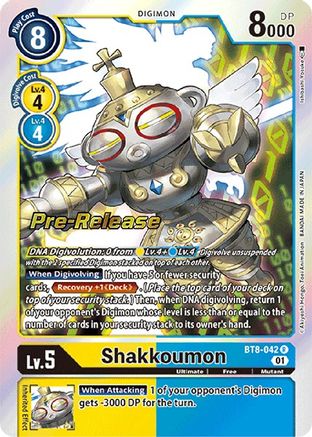 Shakkoumon (bt8-042 R) Rare By New Awakening Pre-release – Hobbiesville