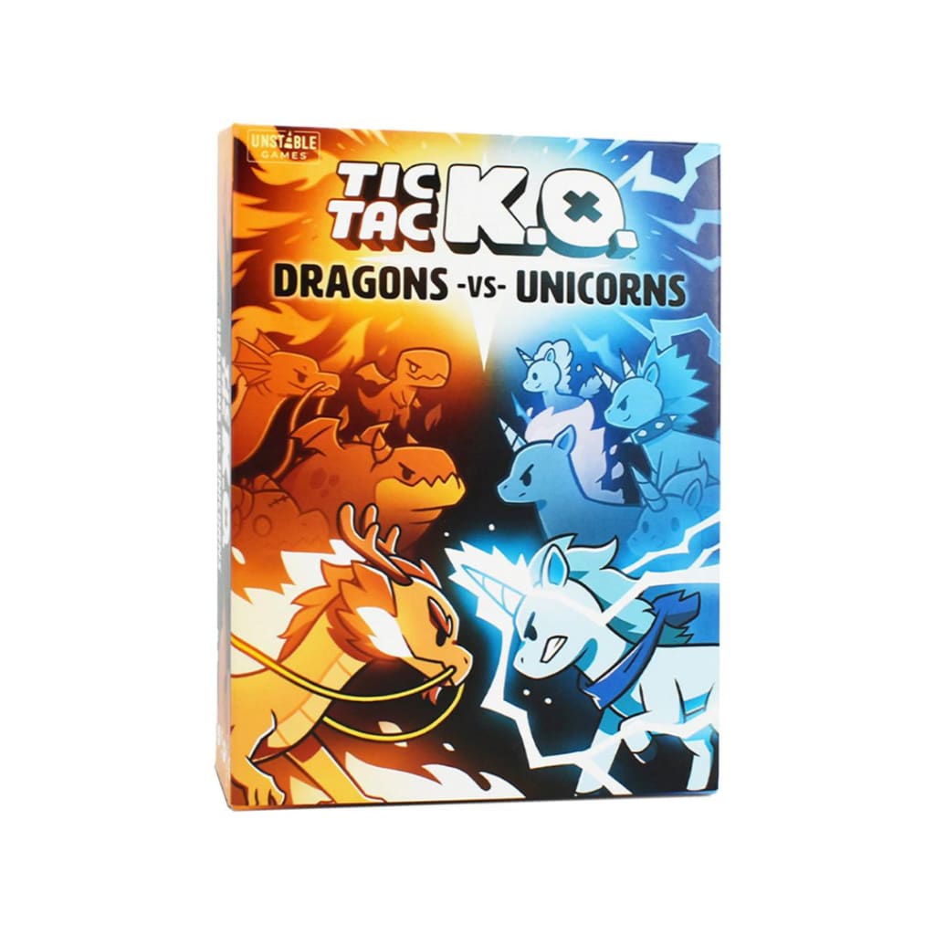 Tic Tac K.o.: Dragons Vs Unicorns By Unstable Games | – Hobbiesville