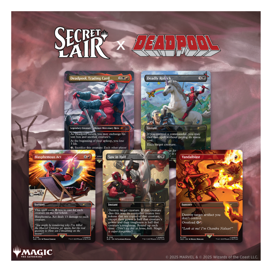 Secret Lair x Marvel's Deadpool Non Foil – Hobbiesville
