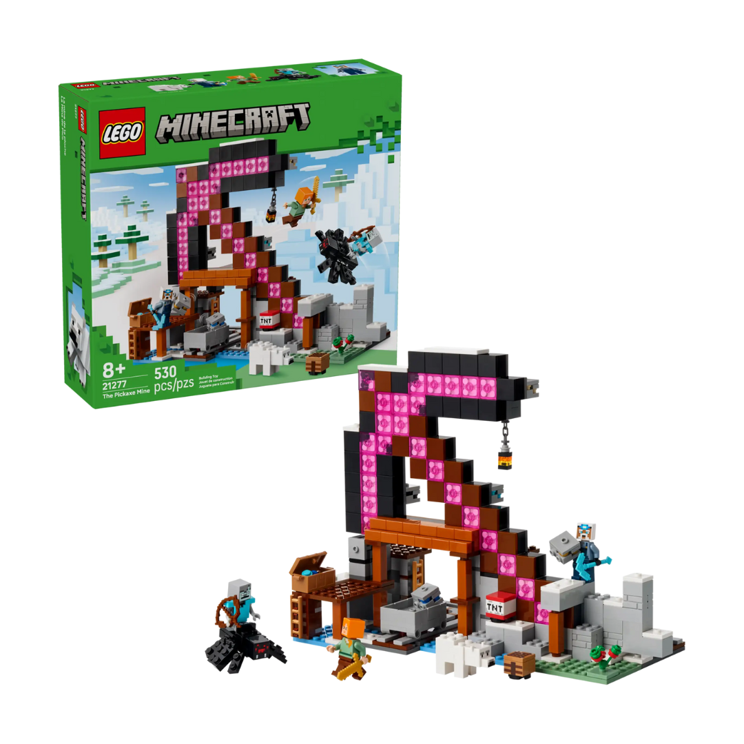 LEGO Minecraft The Pickaxe Mine – Hobbiesville