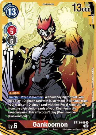 Gankoomon (Alternate Art) - BT13-019 - Rare Foil – Hobbiesville
