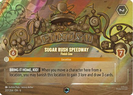 Sugar Rush Speedway - Finish Line (Enchanted) (207/204) - Azurite Sea ...