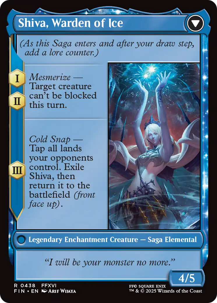 Jill, Shiva's Dominant (Extended Art) (FIN-438): (enchantment, Extende ...