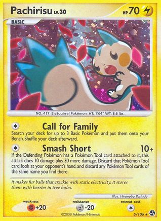 Pachirisu (5) Holo Rare Holofoil – Hobbiesville
