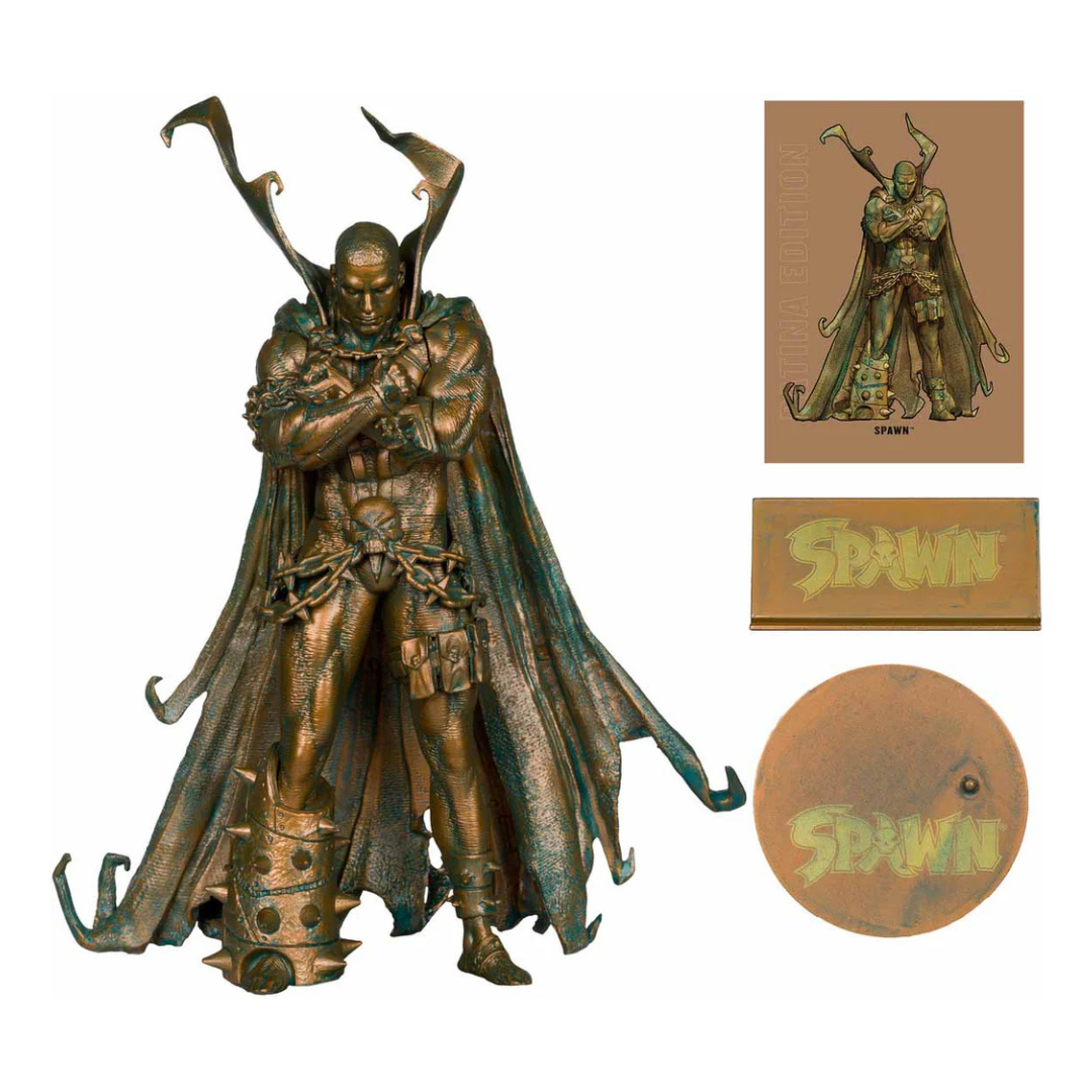 Spawn Issue #311 7 Inch Action Figure Exclusive - Patina Spawn Gold La ...