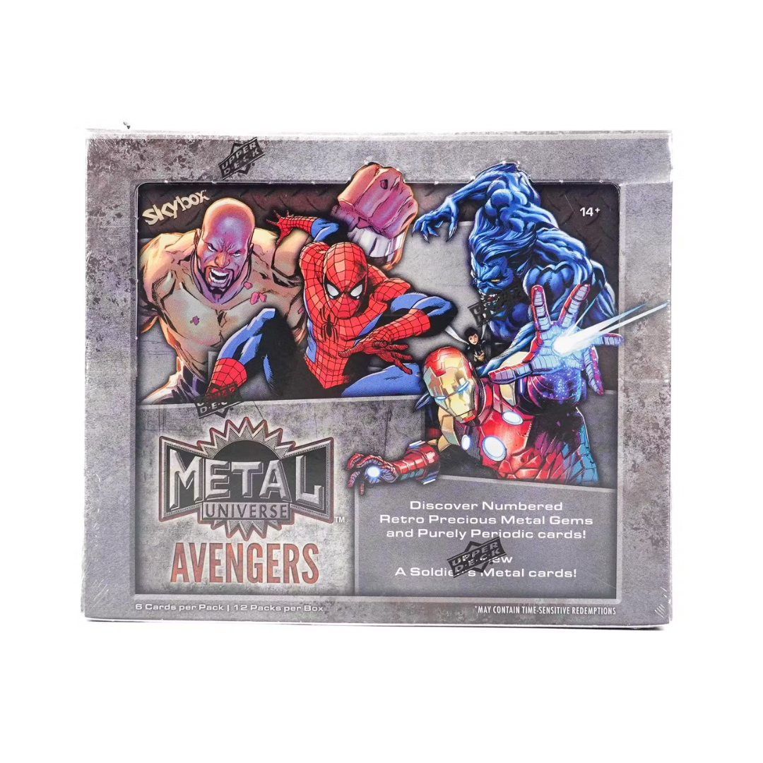 Marvel Metal Universe Avengers Trading Cards Hobby Box (Upper Deck 202 ...