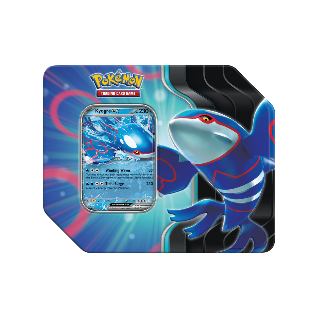 Pokemon Azure Legends Tin - Kyogre – Hobbiesville