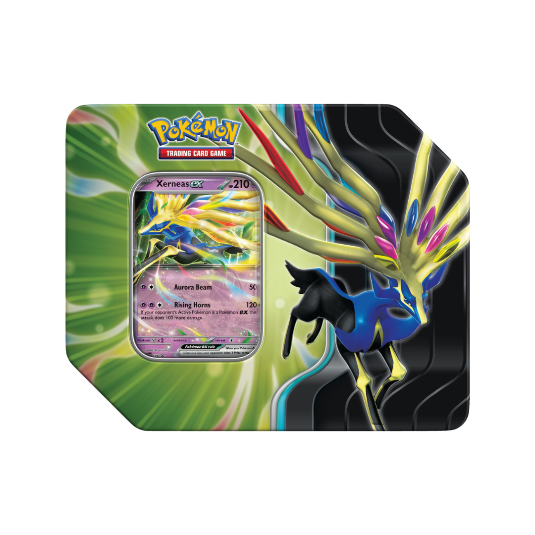Pokemon Azure Legends Tin - Xerneas EX – Hobbiesville