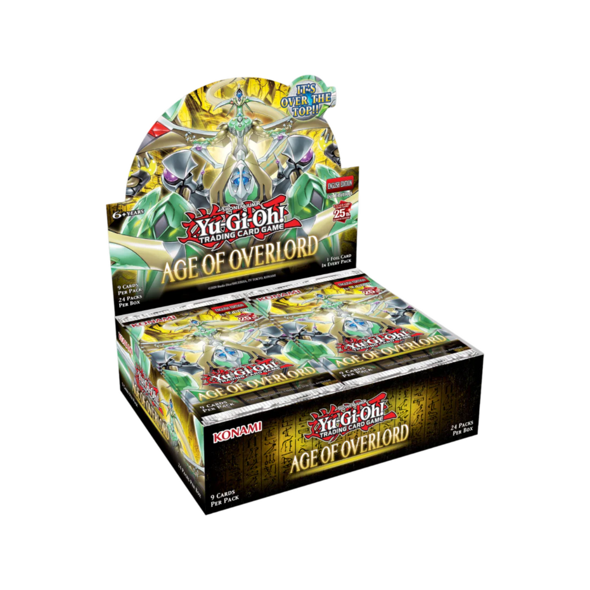 Yugioh - Age Of Overlord Booster Box - 1st Edition – Hobbiesville