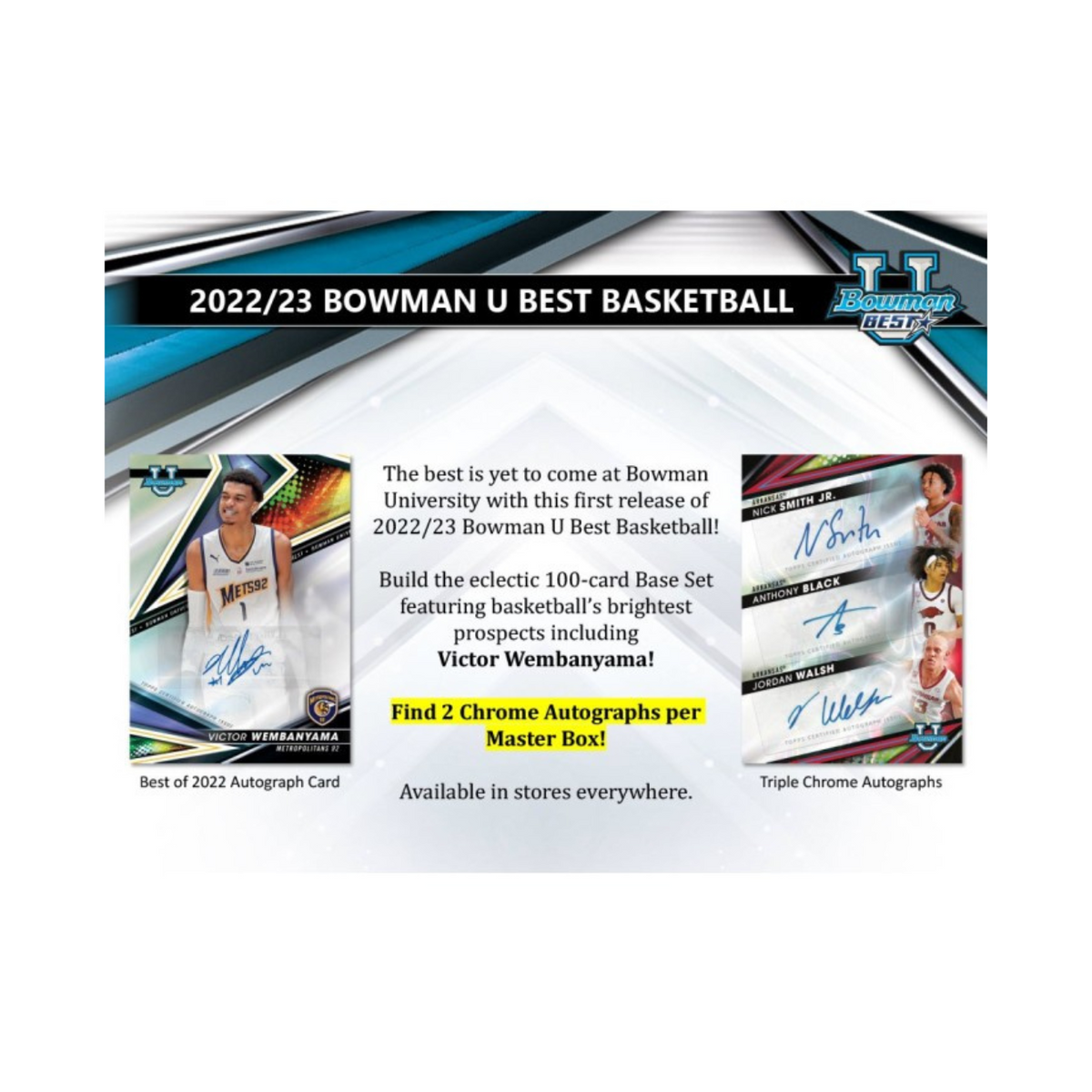 2022-23 Bowman University’s Best Basketball Hobby Box – Hobbiesville