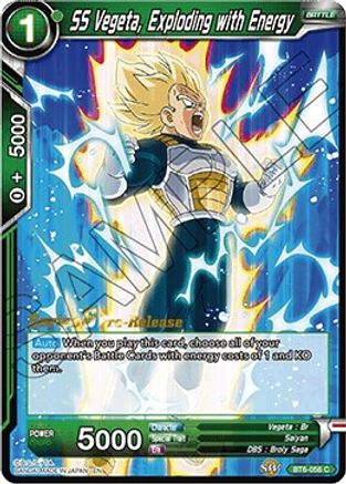 Ss Vegeta Exploding With Energy (destroyer Kings Pre-release – Hobbiesville