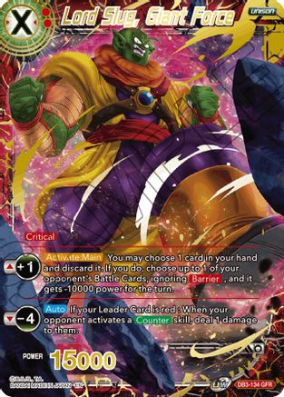 Lord Slug Giant Force (draft Box 06 - Giant Force) By Draft – Hobbiesville