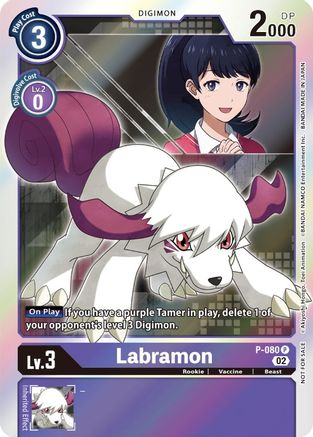 Labramon - P-080 (digimon Survive Anime Expo 2022) (p-080 P) – Hobbiesville